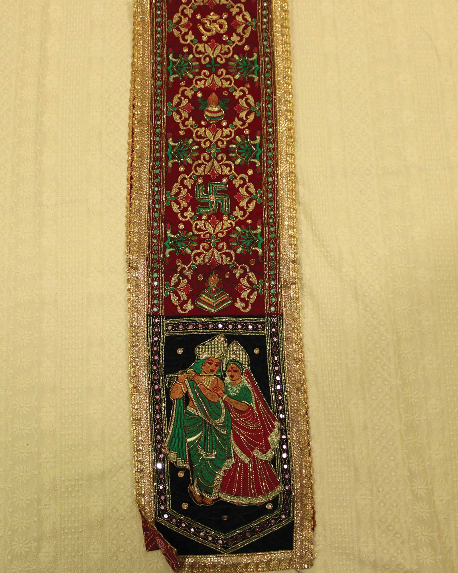 Diamond Work Khesh - Pokhva Chundri - lovelyweddingmall.com